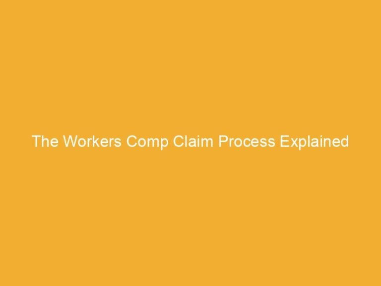 The Workers Comp Claim Process Explained Step-by-Step for Employers - Work Comp Options Program